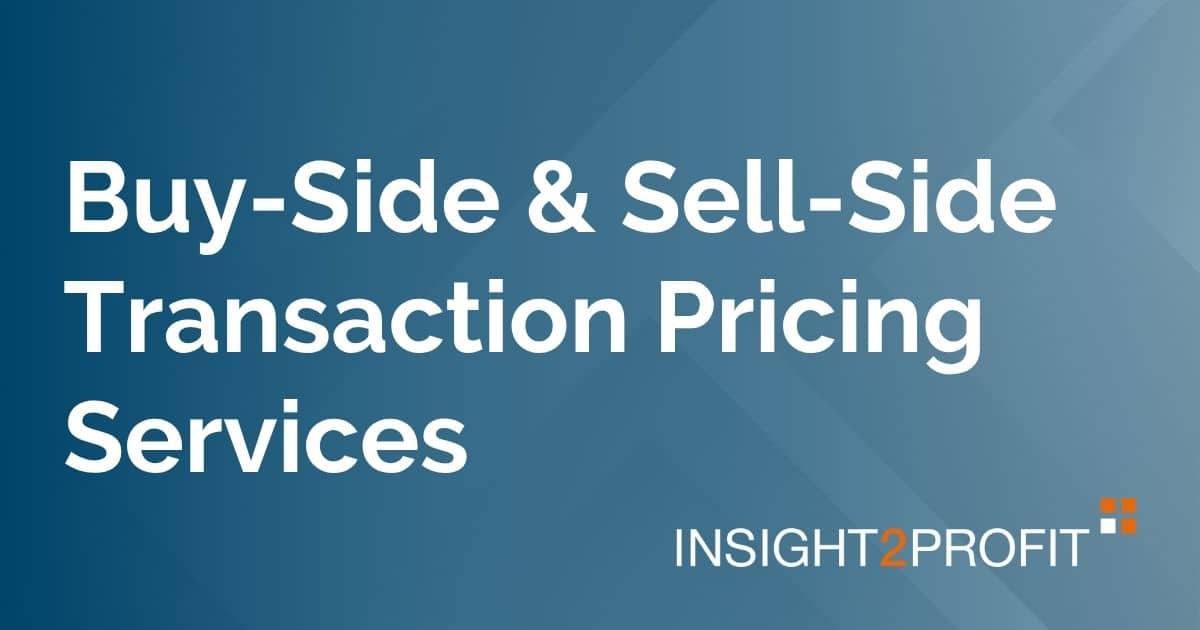 Buy-Side & Sell-Side Transaction Pricing Services | INSIGHT2PROFIT