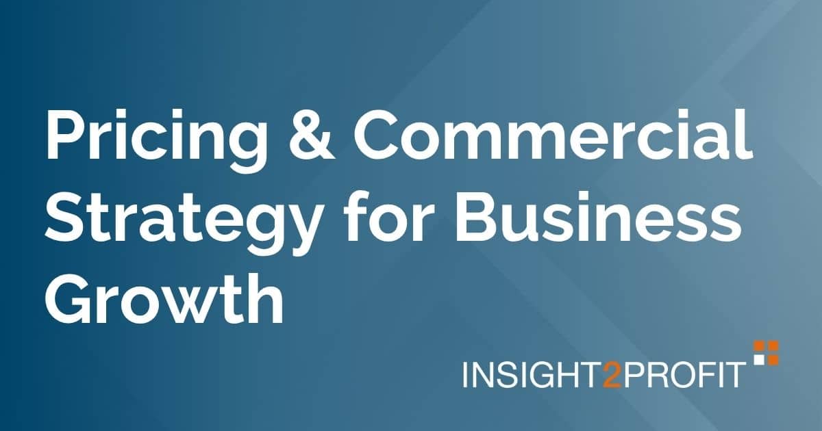 Pricing & Commercial Strategy for Business Growth | INSIGHT2PROFIT